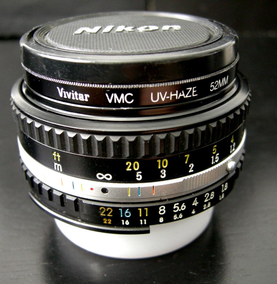 NIKON 50mm F 1.8 AIS Series E Lens Manual Focus F FA FM F2 F3 FG EM FE ...