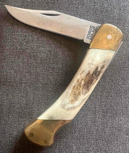 VINTAGE SCHRADE CUSTOM OLD TIMER KNIFE 7-0T STAG | eBay