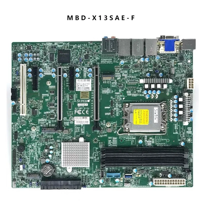 Supermicro X13SAE-F Intel W680 Chipset 4 DIMM slots ATX Socket LGA-1700 ...