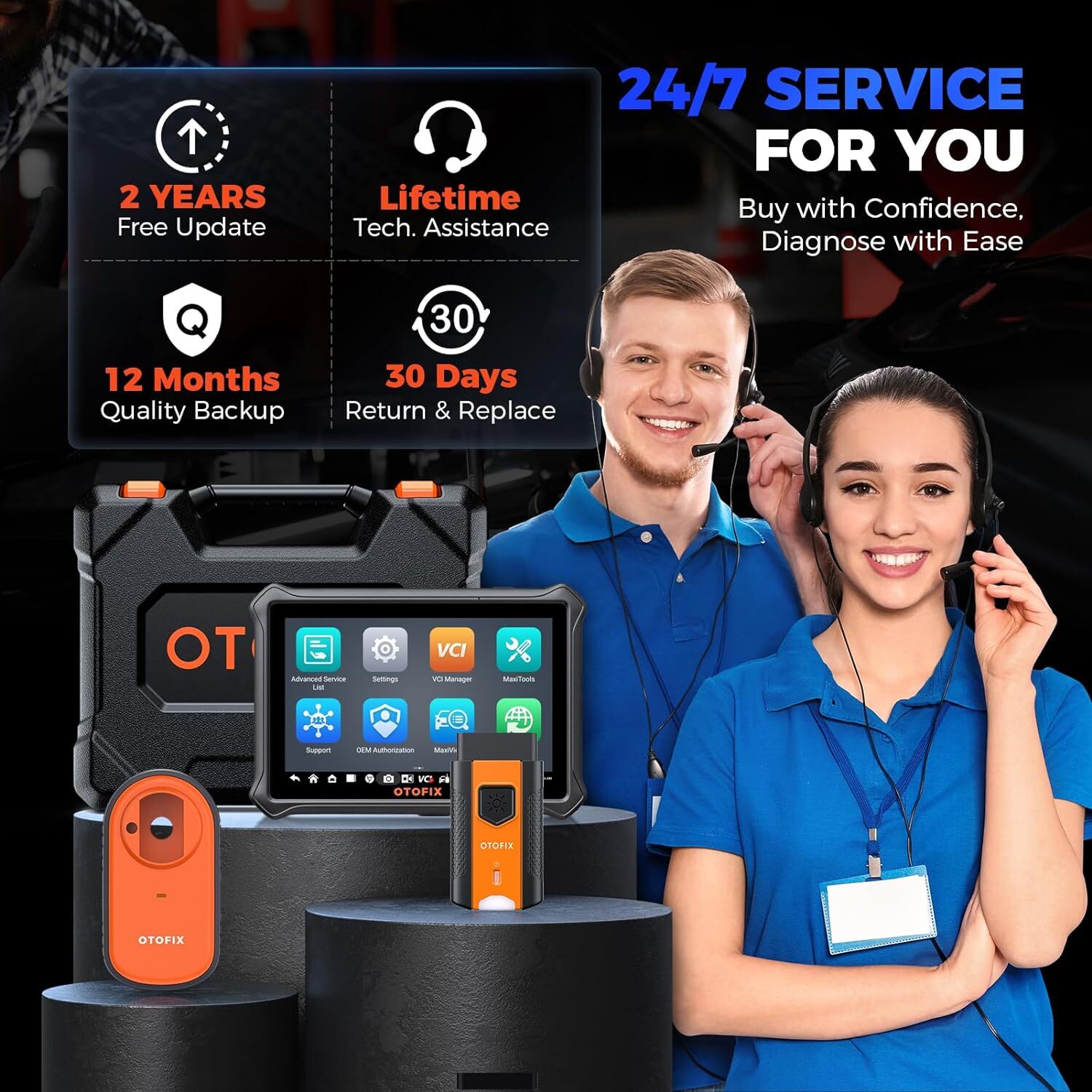 2025 OTOFIX IM1 IMMO Key FOB Programming Tool Car Full System ...