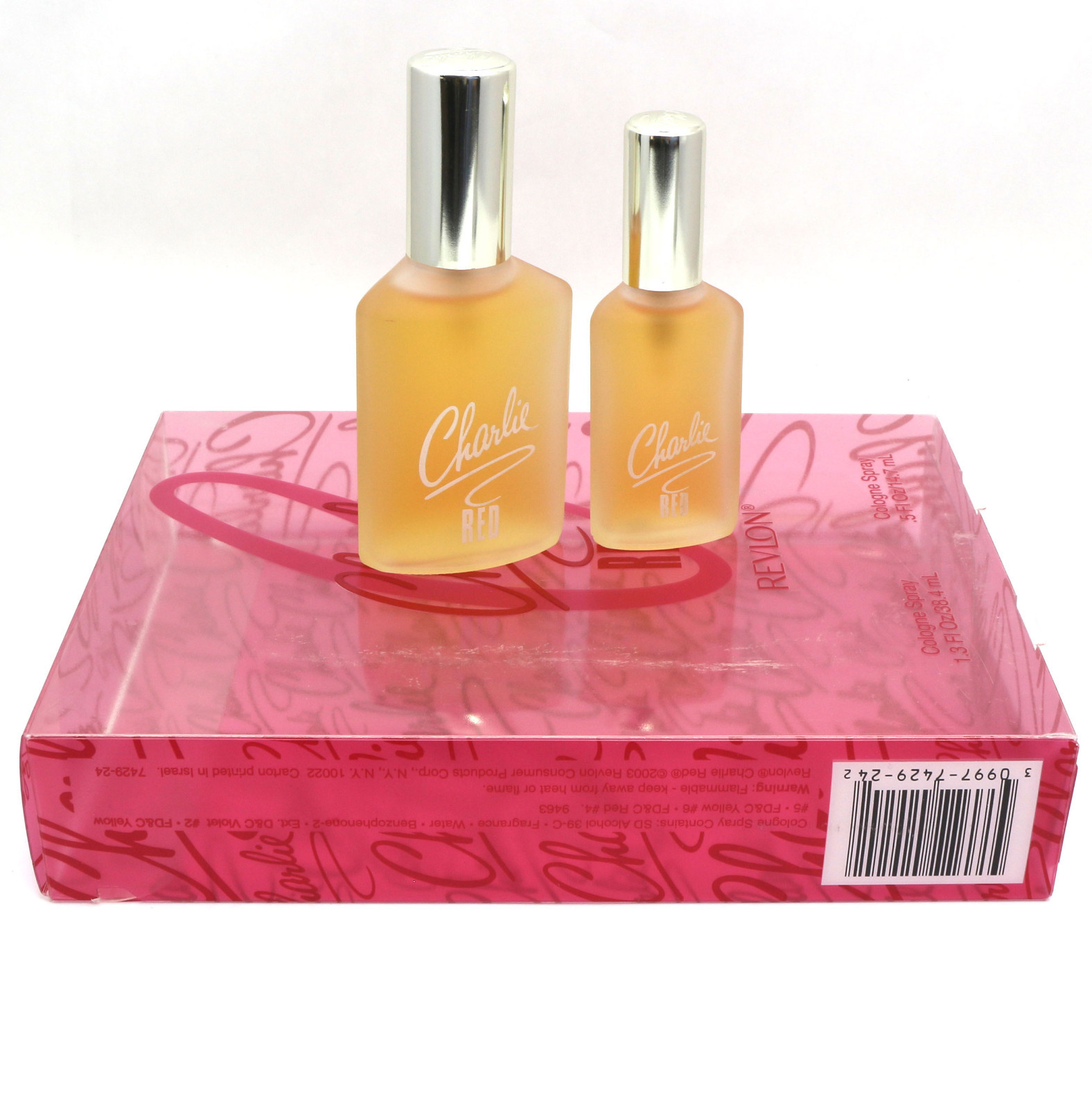 Charlie Red Classic Set for Women Cologne Spray 1.3 oz & .5 oz New in ...