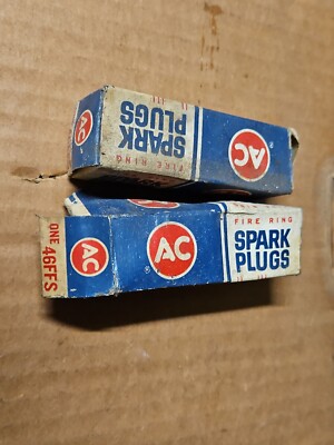 NOS AC 46FFS SPARK PLUGS FIRE RING (2) | eBay