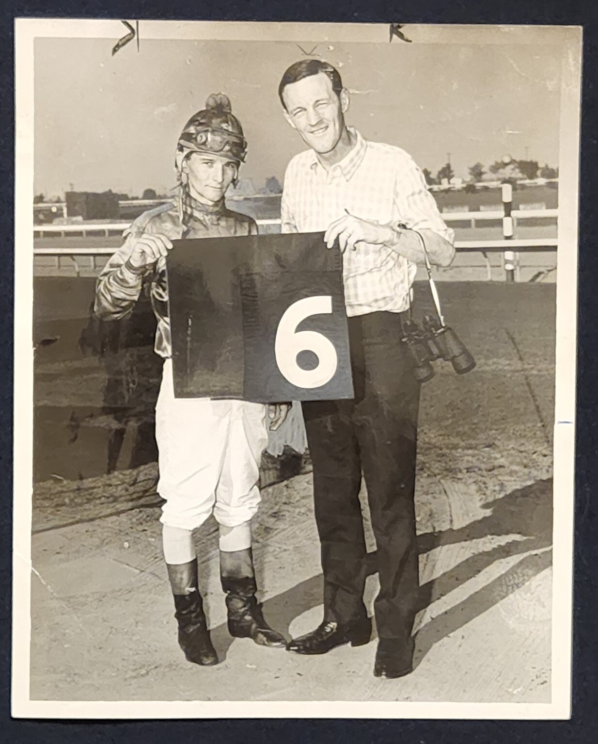 Jockey Jerry Lambert Wins Six Races in a Row Press Photo 1965 Horse ...