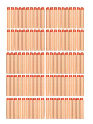 Smart Toys 100 ORANGE Foam Darts Refill Pack - Foam bullets - Nerf ...