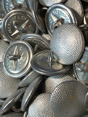 KNÖPFE ALU GEKÖRNT OLC OVERHOFF & CIE | eBay