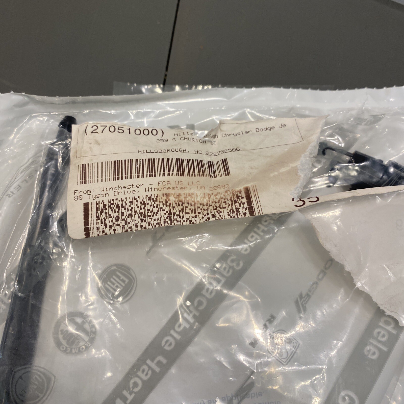 Windshield Washer Nozzle-SE, VIN: G Mopar 68239789AC fits 15-16 Dodge ...