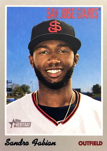 2019 TOPPS HERITAGE MINORS #81 - SANDRO FABIAN | eBay