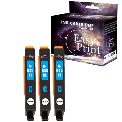3-PK HP935 935 Ink Cartridge OfficeJet Pro 6230 6820e Printer CYAN | eBay