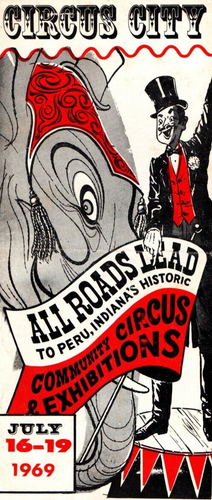 1969 - Peru Indiana Circus City Community Circus Pamphlet - BD1 | eBay