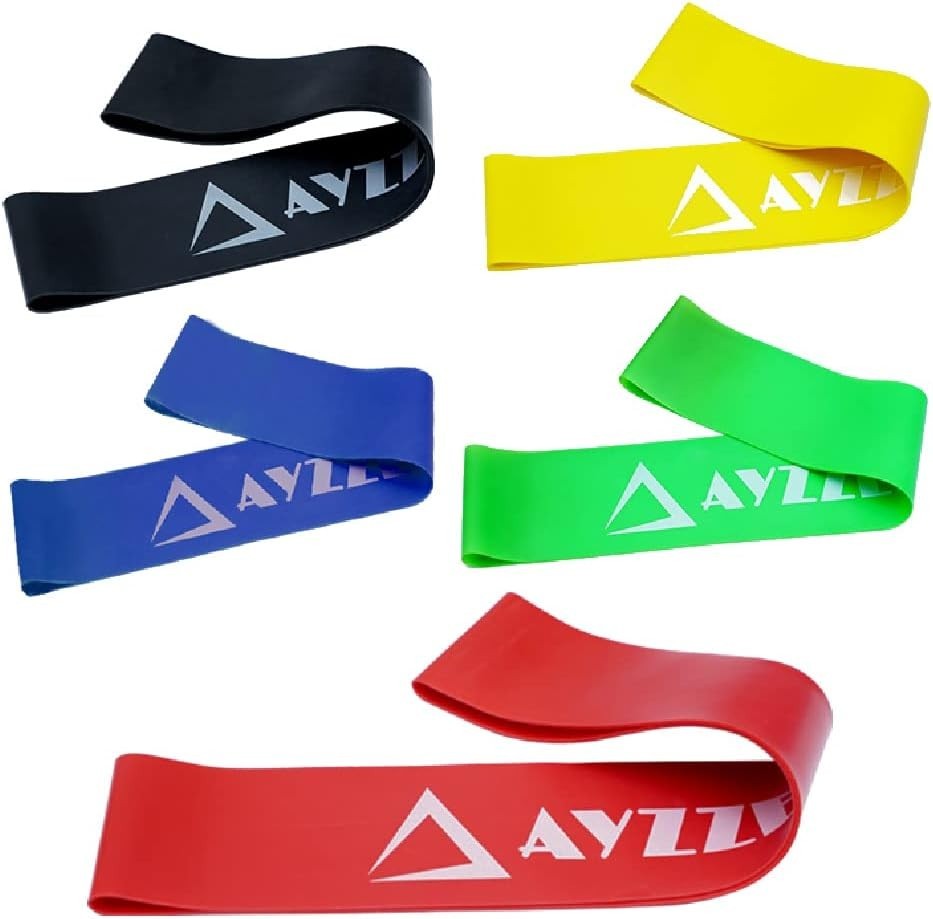 Resistance Exercise Fitness Loop Bands [Set of 5] for Rehabilitation ...