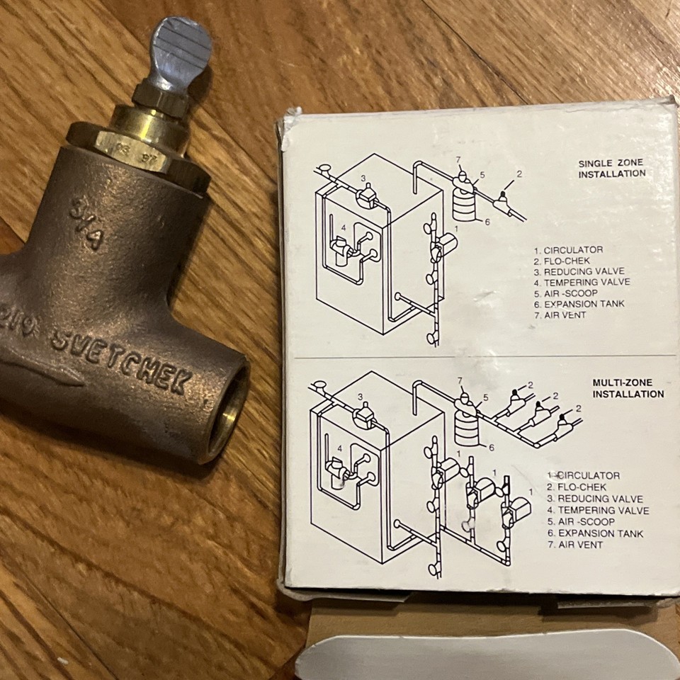 Taco 219-3 Swet-Chek 3/4 in. Bronze Flow Check Valve Horizontal New | eBay