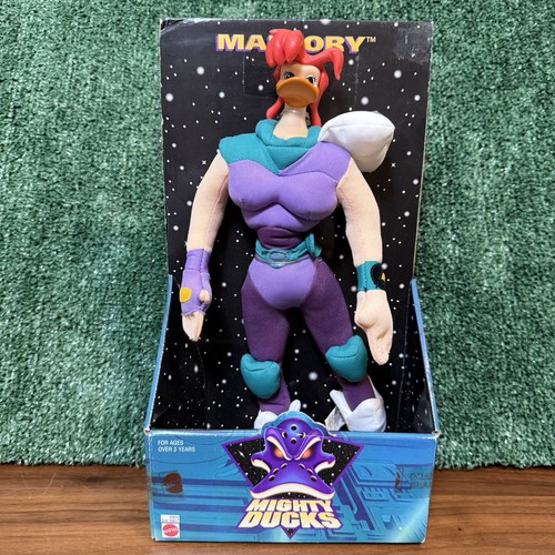Vintage 1990s Disney Mighty Ducks 13" Mallory Plush Toy By MATTELL | eBay
