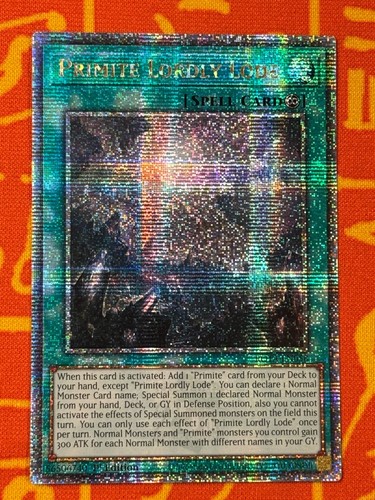 YUGIOH PRIMITE LORDLY LODE QUARTER CENTURY SECRET RARE NM ROTA-EN058 | eBay