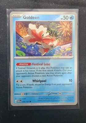 Goldeen 044/167 Pokemon TCG Card TWM TWILIGHT MASQUERADE Near Mint NM ...