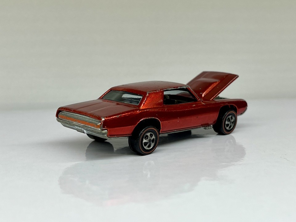 Vintage Hot Wheels Redline CANDY RED Custom T-Bird US NO BLACK ROOF NBR ...