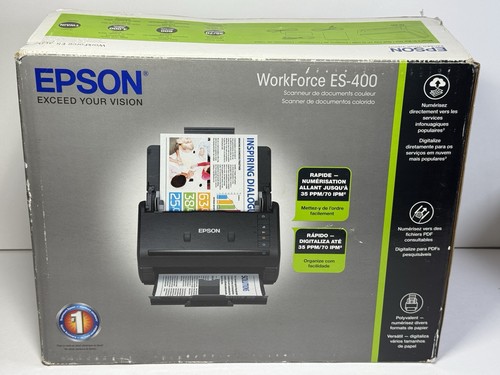 Epson Workforce ES-400 Desktop Document Scanner Color Open Box | eBay