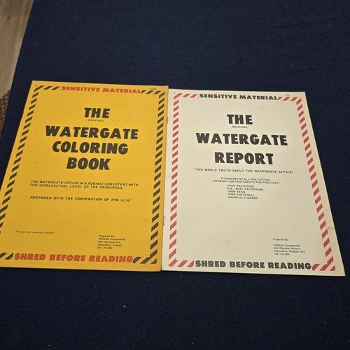 Watergate Coloring Book & Report Richard Nixon Spoof Satire 1973-74 | eBay