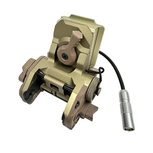 Coyote CNC Metal Helmet Ground Mount for ANVIS 6/9 Night Vision Goggles ...