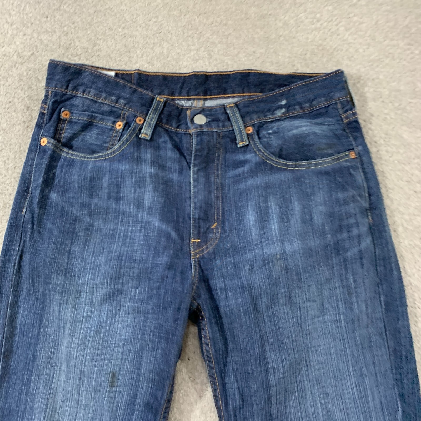 LEVI'S 514 Jeans Mens (32 Inch Waist) (30 Inch Leg) Regular Fit Blue | eBay
