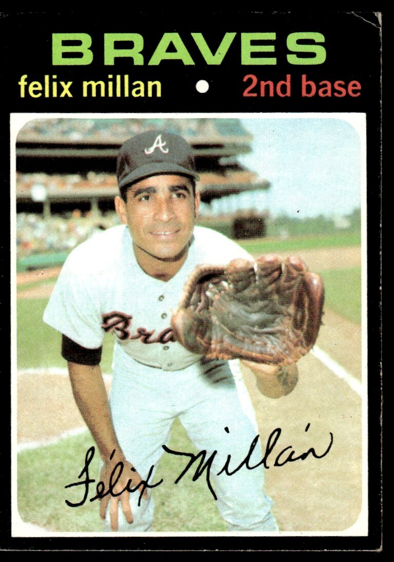 1971 Topps 29171* Felix Millan Atlanta Braves #81 | eBay