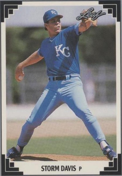 1991 Leaf - #161 Storm Davis for sale online | eBay