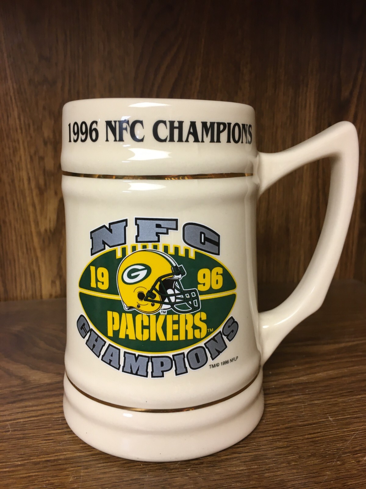 1996 Green Bay Packers NFC Champions stein | eBay