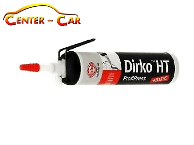 DIRKO S Silikon PROFI PRESS HT Schwarz Dichtmasse +300°C 200 ml ELRING ...