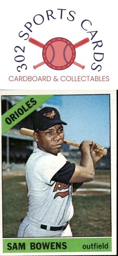 1966 Topps #412 Sam Bowens | eBay