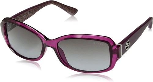 Guess GU7410 69B Dark Purple Butterfly Style Plastic Sunglasses Frame ...