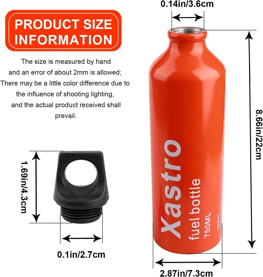 Liquid Fuel Bottle Petrol Alcohol Gas Kerosene Storage Oil Bottle for ...