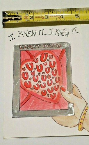 MAD MAGAZINE ARTIST-WRITER DON "DUCK" EDWING ORIGINAL GREETING CARD ART ...