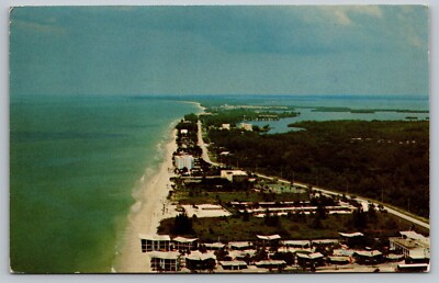 Postcard View Looking North On Longboat Key Florida VTG c1970 I2 | eBay