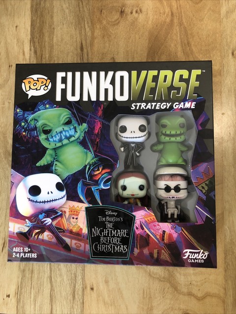 Pop Funkoverse The Nightmare Before Christmas 100 Strategy Game Disney ...