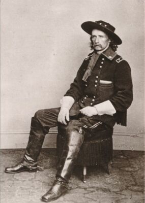 General George Custer before his Last Stand in 1876 - Western USA ...