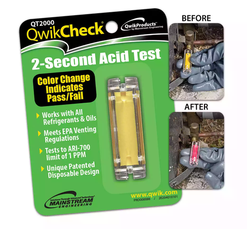 QT2000 - QwikProducts QwikCheck Mainstream Engineering 2-Second Acid ...