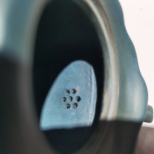 Chinese Fine Yixing Zisha Clay Teapot Blue plum tree stump pot Jiang ...