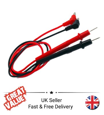 Meter Digital Multimeter Test Leads Probes Universal 20A UK Seller ...