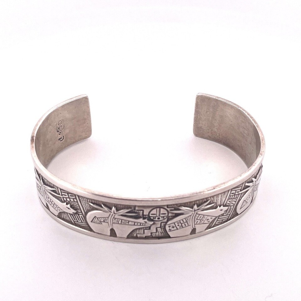 Relios Carolyn Pollack Roderick Tenorio Sterling Silver Bear Cuff ...