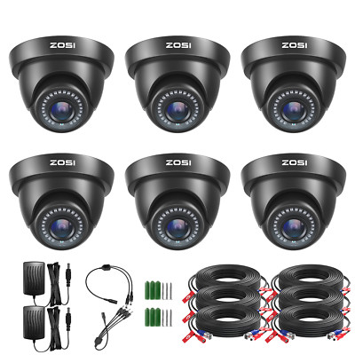 ZOSI CCTV Camera Add-on Kit 1080P HD 3000TVL BNC Outdoor Dome 80ft ...