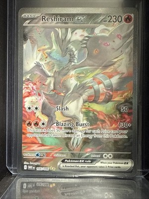 Pokémon TCG Reshiram EX White Flare Mint-Near Mint Condition Card 174/ ...
