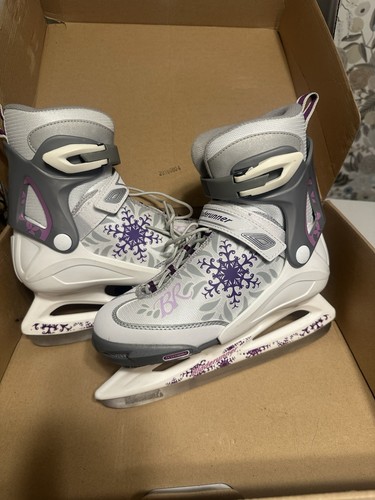 BLADERUNNER MICRO ICE US SIZE 5-8 ADJUSTABLE WHITE PURPLE ICE SKATES ...