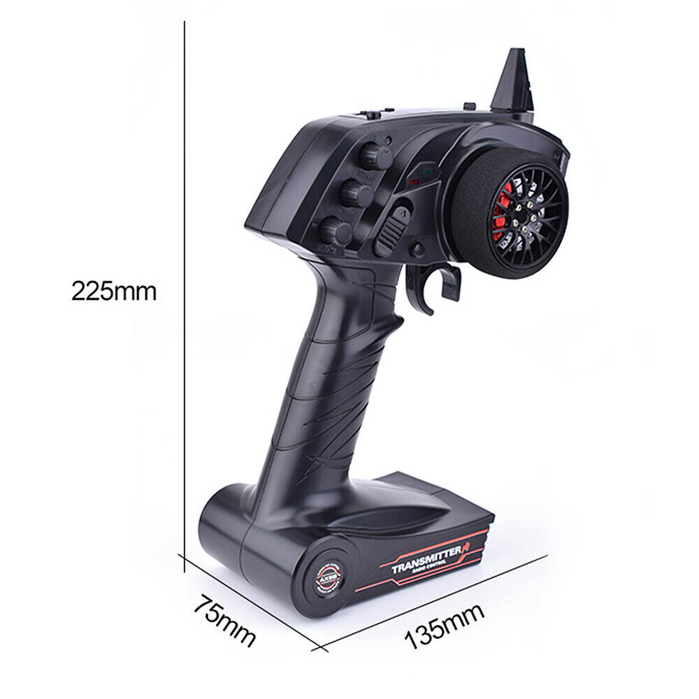 AUSTAR AX5S 2.4G 3CH Transmitter AX-5X Receiver 10A Brushed ESC for RC ...