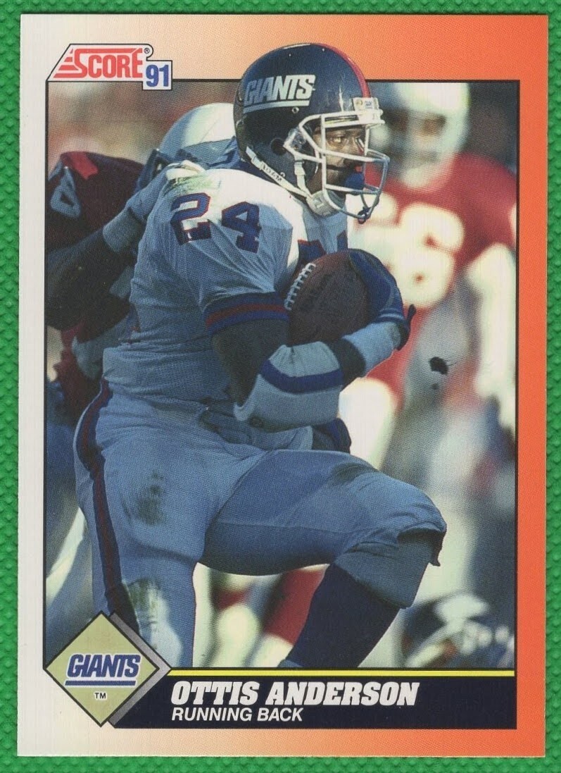 1991 Score - #433 Ottis Anderson for sale online | eBay