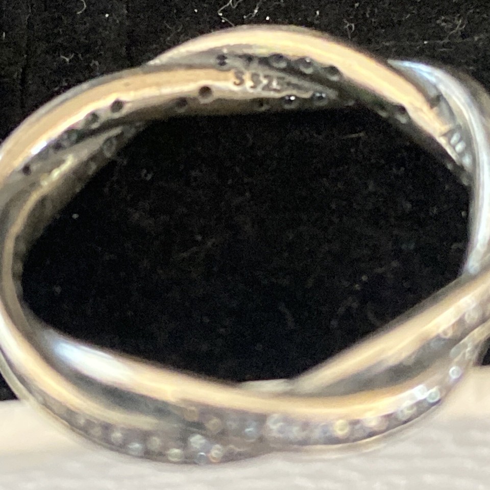 New Authentic Pandora Ring Twist Of Fate Sterling Silver ring 190892CZ ...