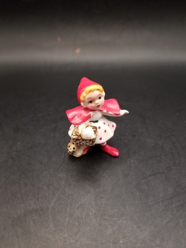 Vtg miniature bone china little red riding hood | eBay