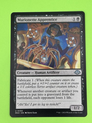 MTG Marionette Apprentice NM Modern Horizons 3 uncommon | eBay