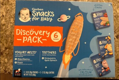 Gerber Baby Discovery Pack - Teethers & Yougart Melts | eBay