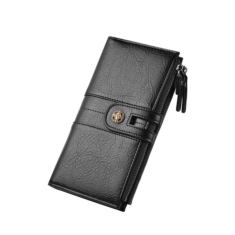 Stylish Deabolar Men's Wallet Pu Leather Long Wallet Retro Handheld ...