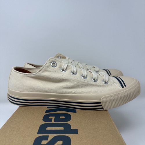 Pro-Keds SUPER 69ER Canvas Sneakers Mens Size 9 PK65592 Cream Navy | eBay