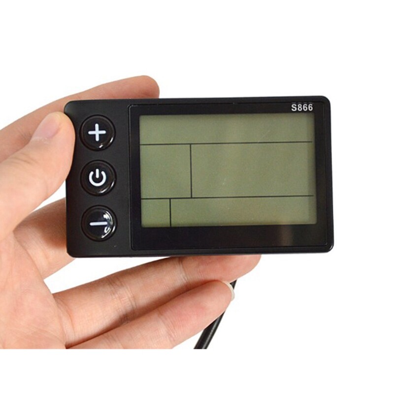 S866 Electric Bike LCD Display E-Bike Electric Scooter Display ...